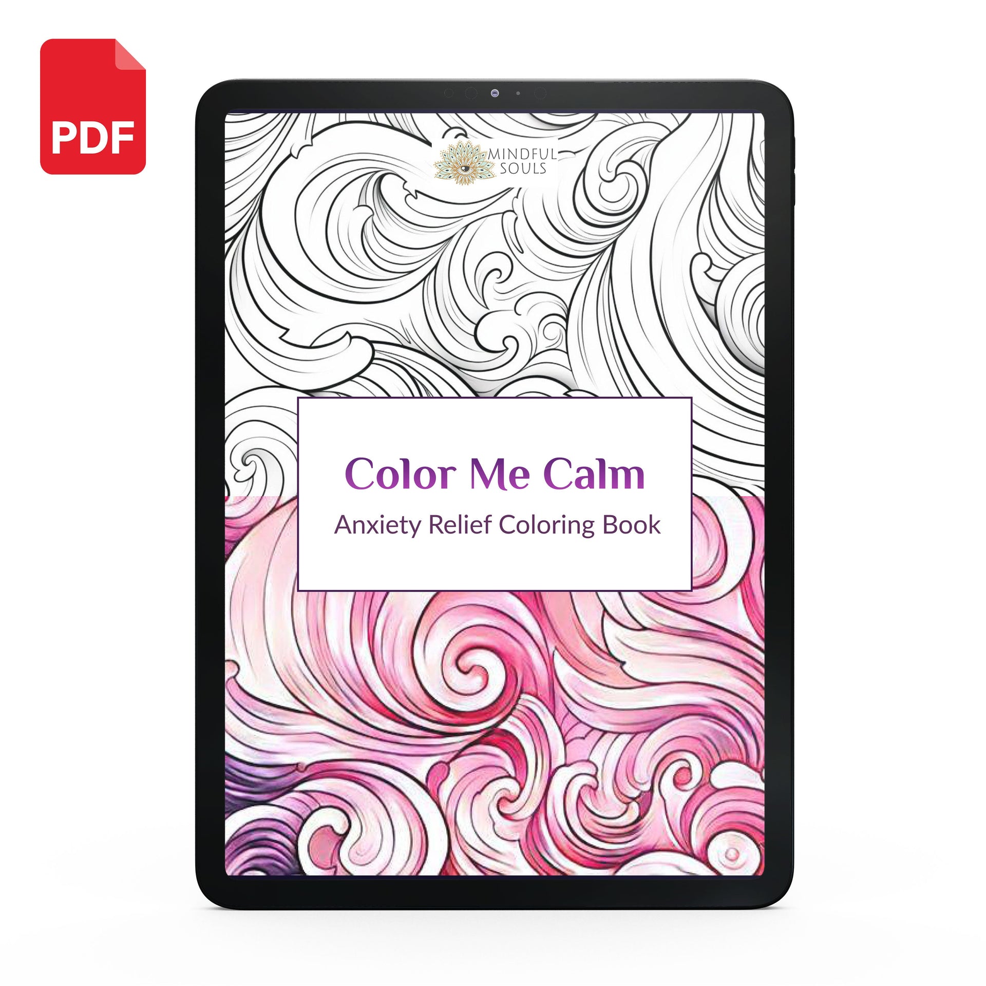 Anxiety Relief Printable Coloring eBook – MindfulSouls