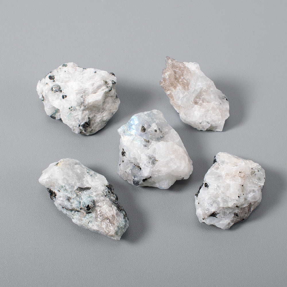 Raw Natural White Moonstone Stones – MindfulSouls