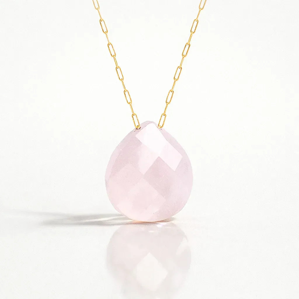 Natural Stone Water Drop Pendant — Embrace Serenity and Strength ...