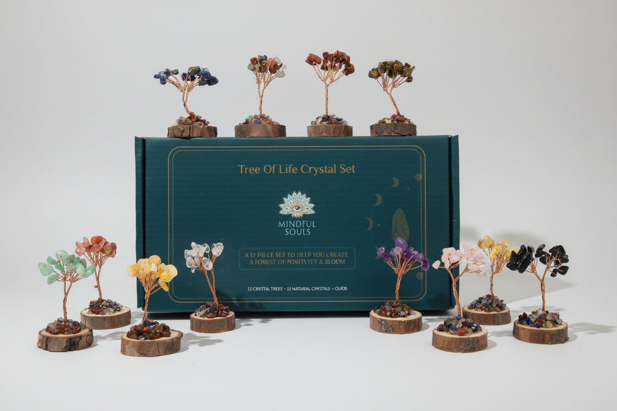 Tree of Life Set (12 Crystal Trees) – MindfulSouls