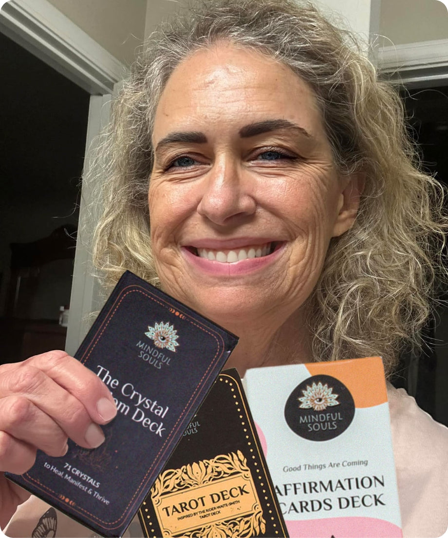 Mindful Cards Bundle: Tarot, Crystals & Affirmation Card Decks ...