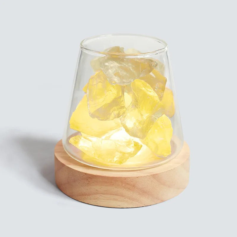 Raw Gemstone Essential Oil Diffuser With Light – MindfulSouls
