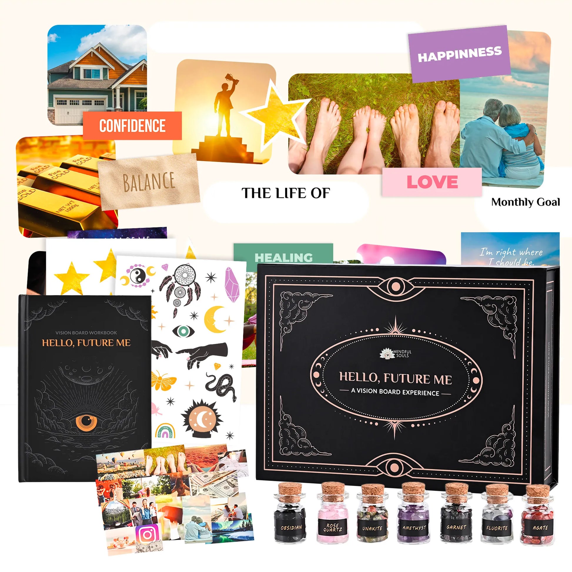 Mindful Souls Vision Board Kit – See It, Believe It, Become It ...