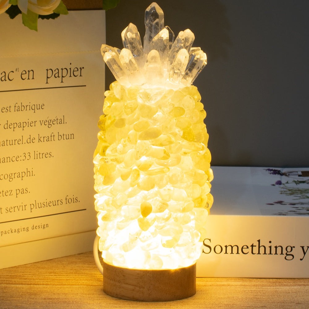 Natural Citrine Crystal Lamp – MindfulSouls