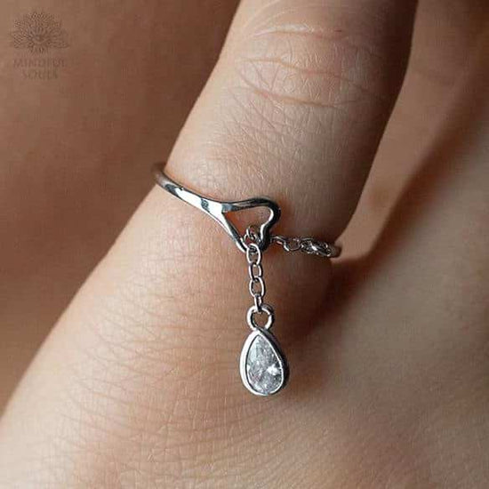 Adjustable Copper Tear Knot Ring – MindfulSouls