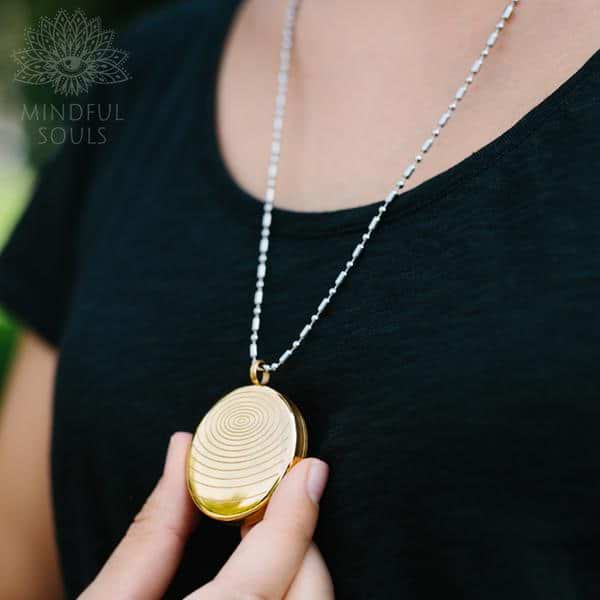 Gold Titanium Energy Necklace – MindfulSouls