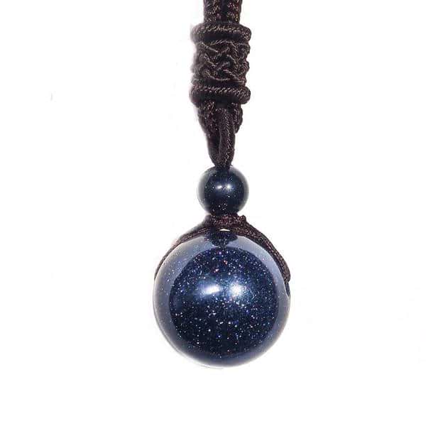 Blue Sandstone Necklace – MindfulSouls