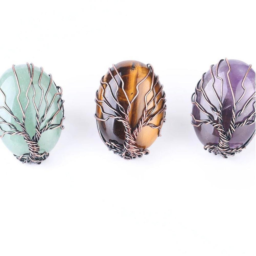 Artisanal Stone Tree Ring – MindfulSouls