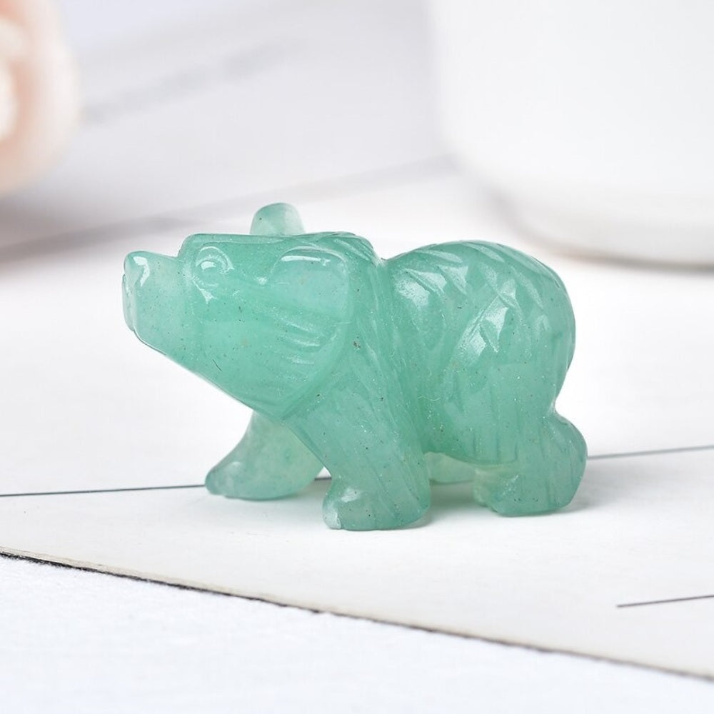Natural Stone Bear Figurine – MindfulSouls