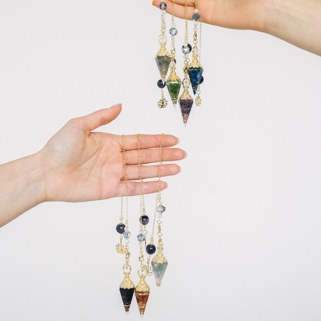 Gold Chakra Crystal Pendulum – MindfulSouls