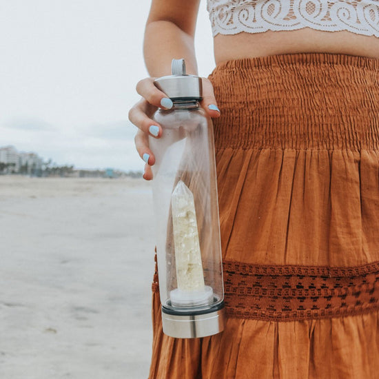 Crystal Elixir Infused Water Bottle – MindfulSouls