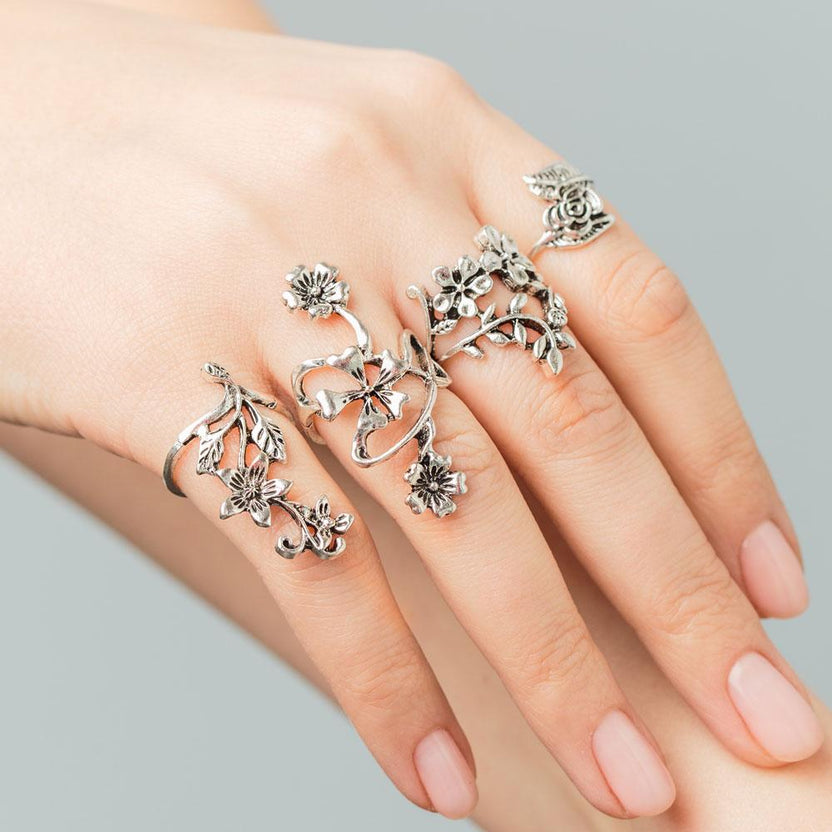 Flower Ring Set – MindfulSouls